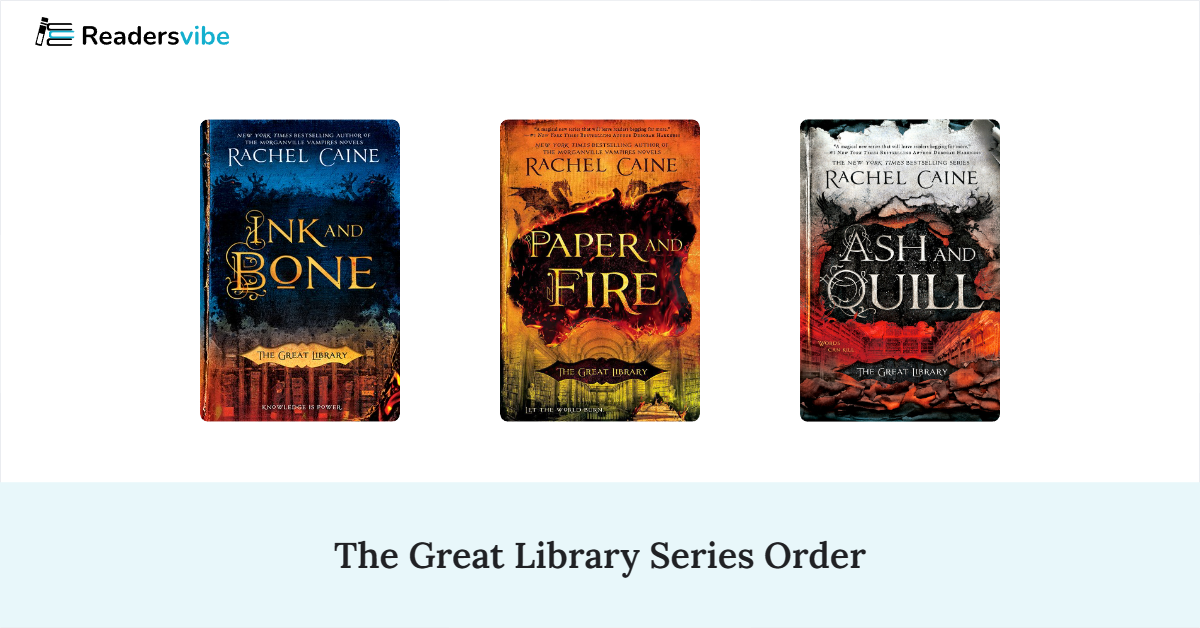 The Great Library Book Series In Order (5 Books)