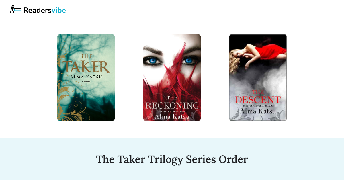 The Taker Trilogy Book Series In Order (3 Books)