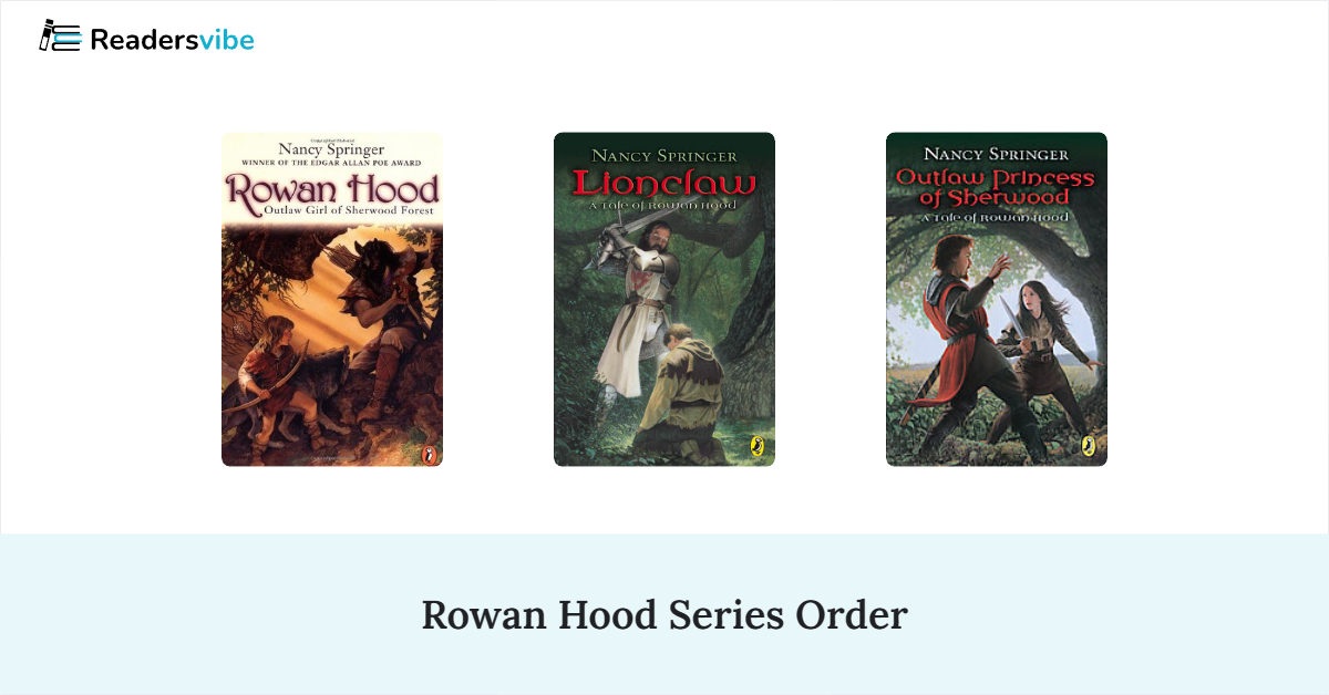 Rowan Hood Book Series In Order (5 Books)