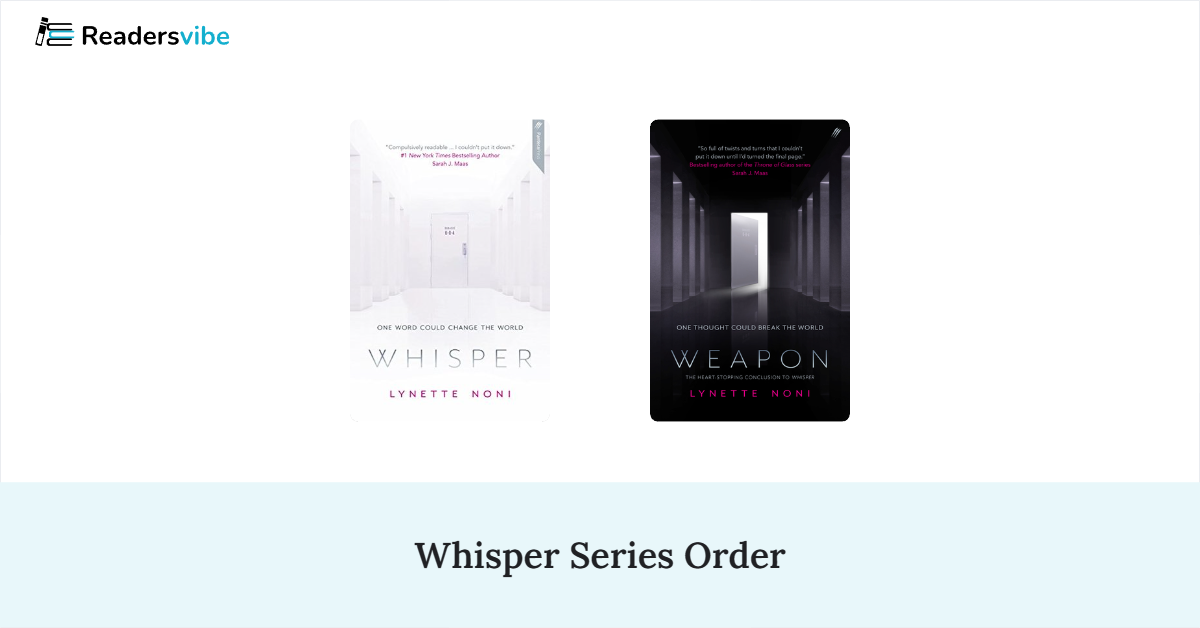 Whisper Book Series In Order (2 Books)