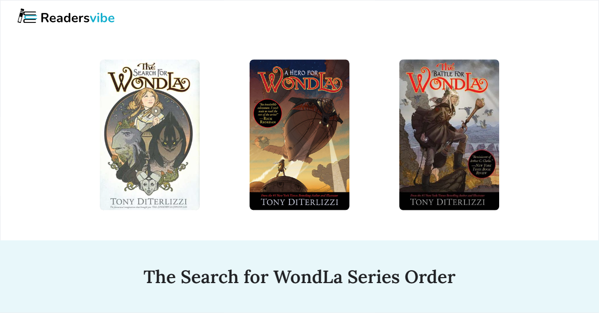 The Search for WondLa Book Series In Order (4 Books)
