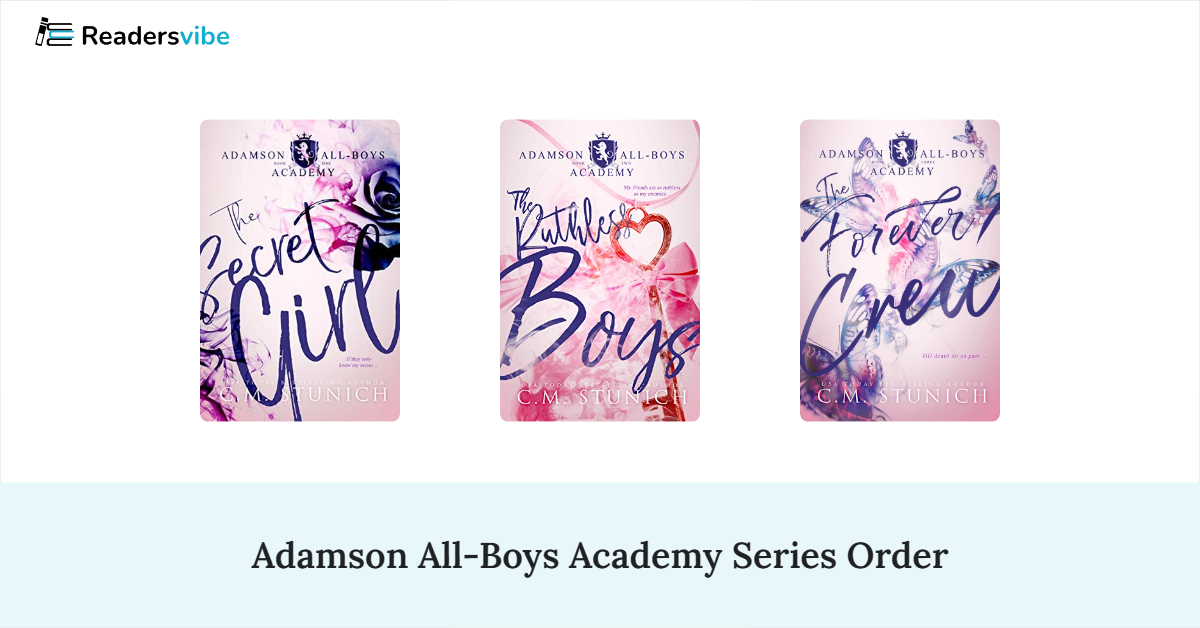 Adamson All-Boys Academy Book Series In Order (4 Books)