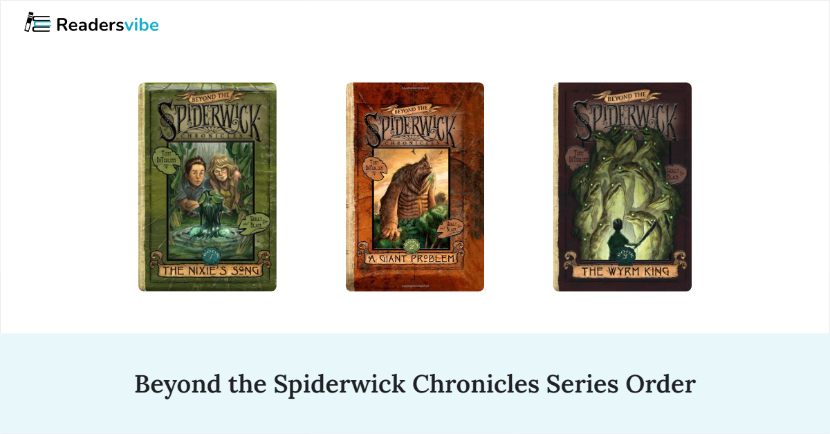 Beyond the Spiderwick Chronicles Book Series In Order (3 Books)