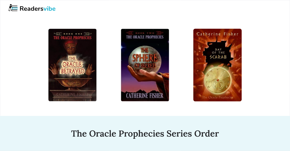 The Oracle Prophecies Book Series In Order (3 Books)