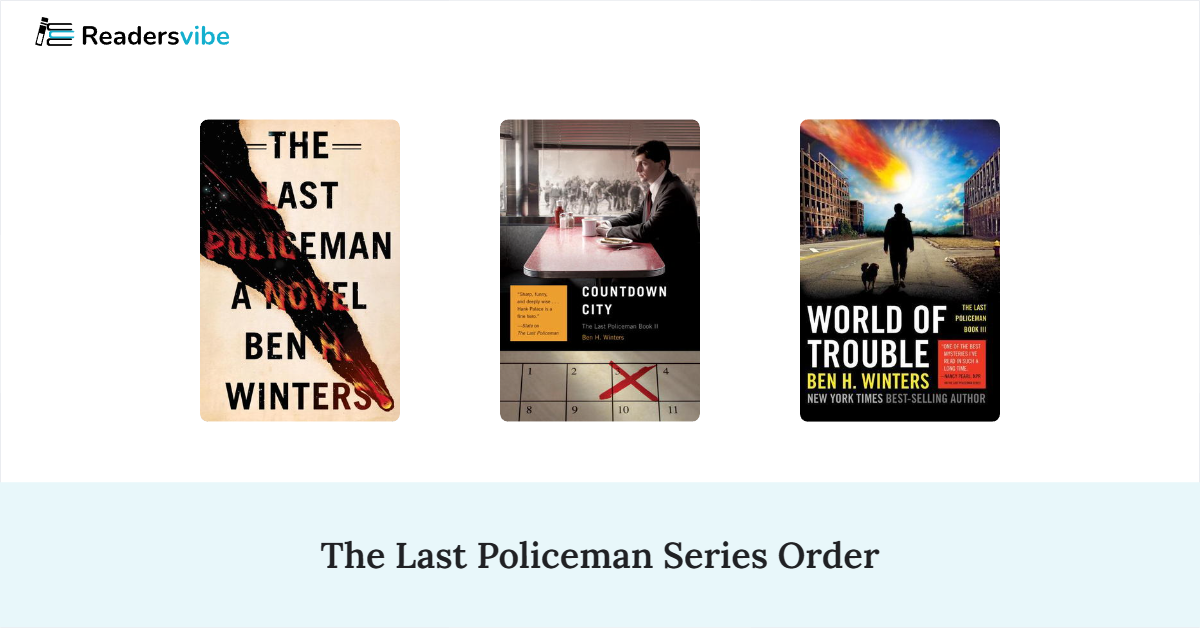 The Last Policeman Book Series In Order (3 Books)