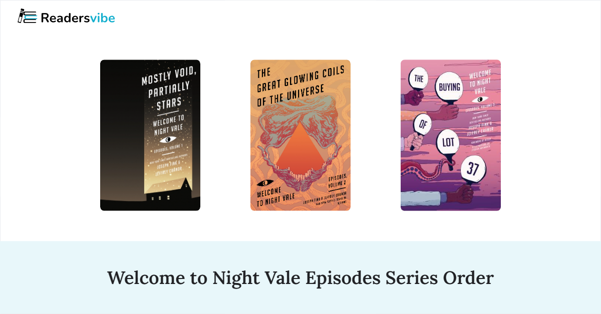 Welcome to Night Vale Episodes Book Series In Order (4 Books)