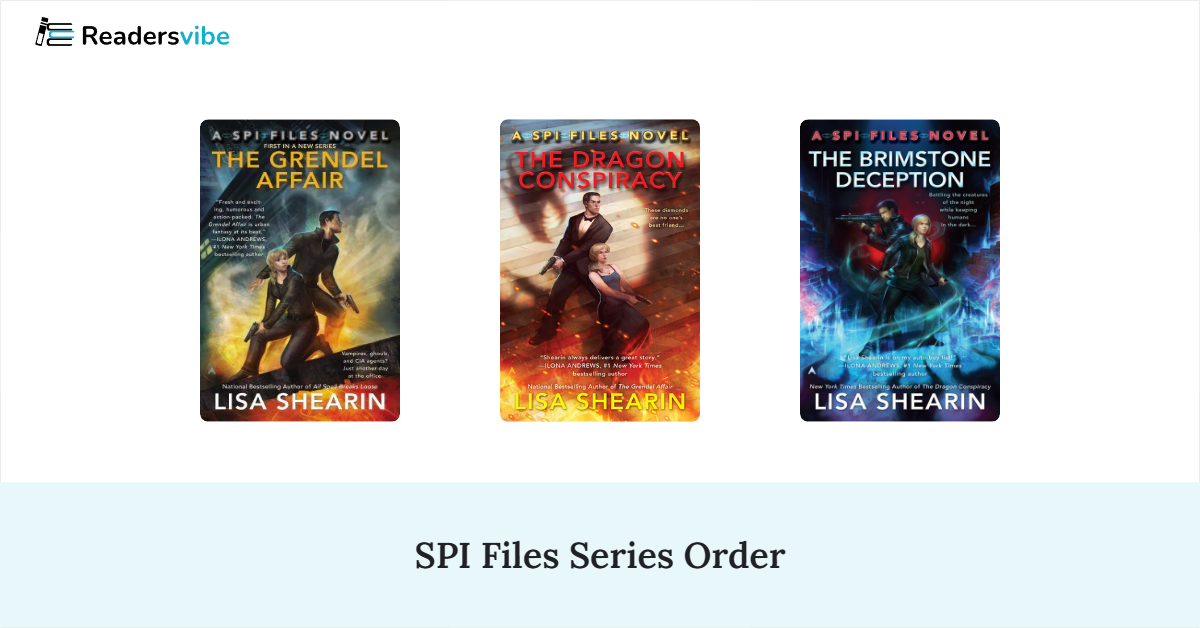 SPI Files Book Series In Order (8 Books)