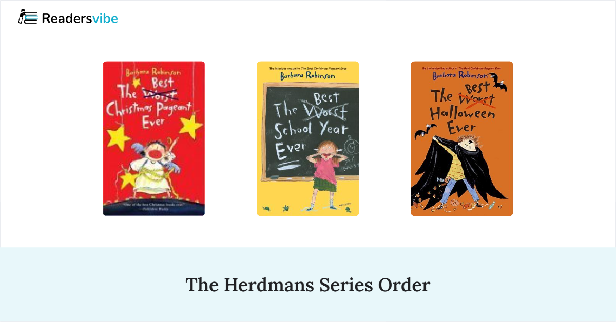 The Herdmans Book Series In Order (3 Books)