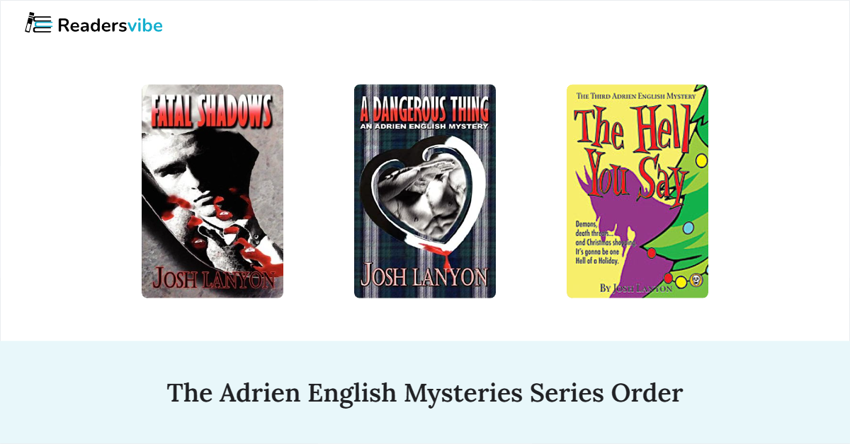 The Adrien English Mysteries Book Series In Order (5 Books)