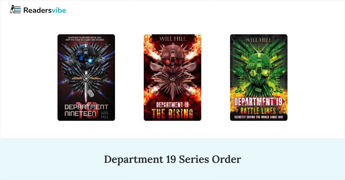 Department 19 Book Series In Order (5 Books)