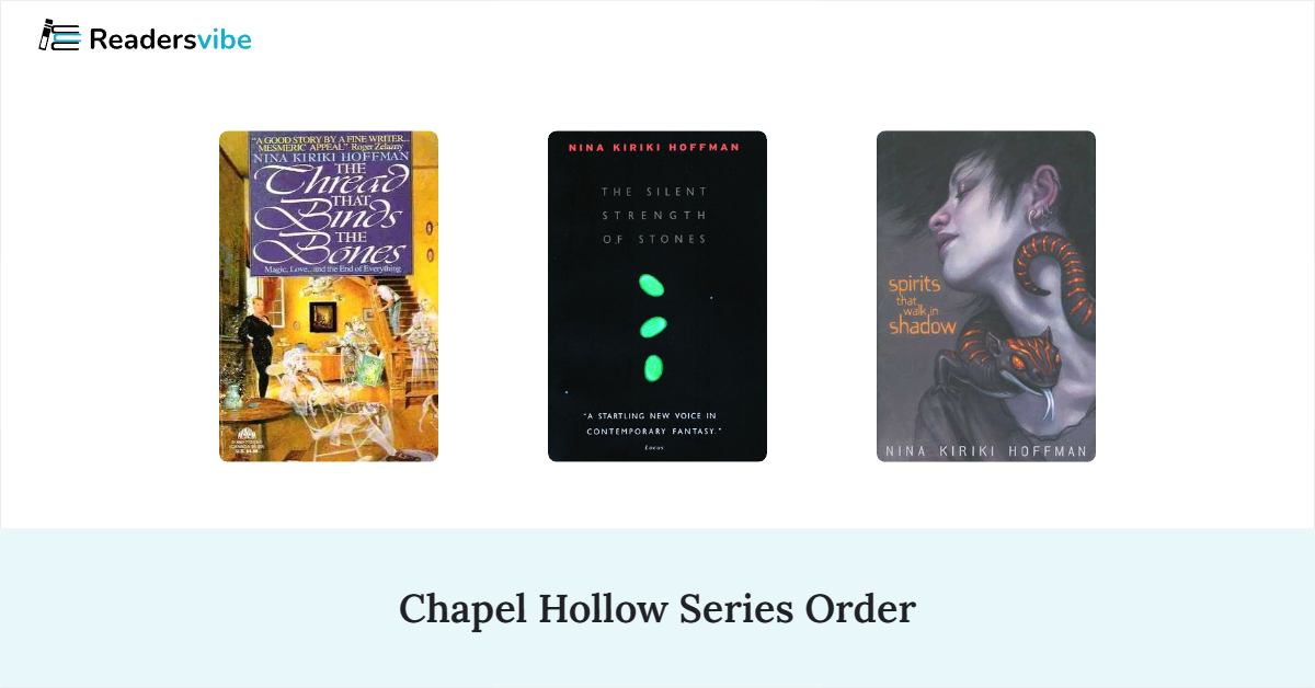Chapel Hollow Book Series In Order (3 Books)