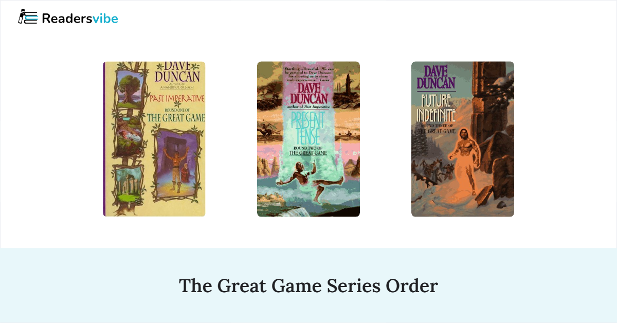 The Great Game Book Series In Order (3 Books)