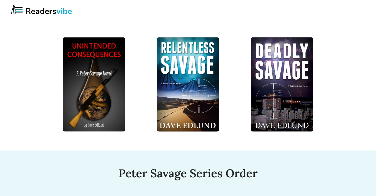 Peter Savage Book Series In Order (6 Books)