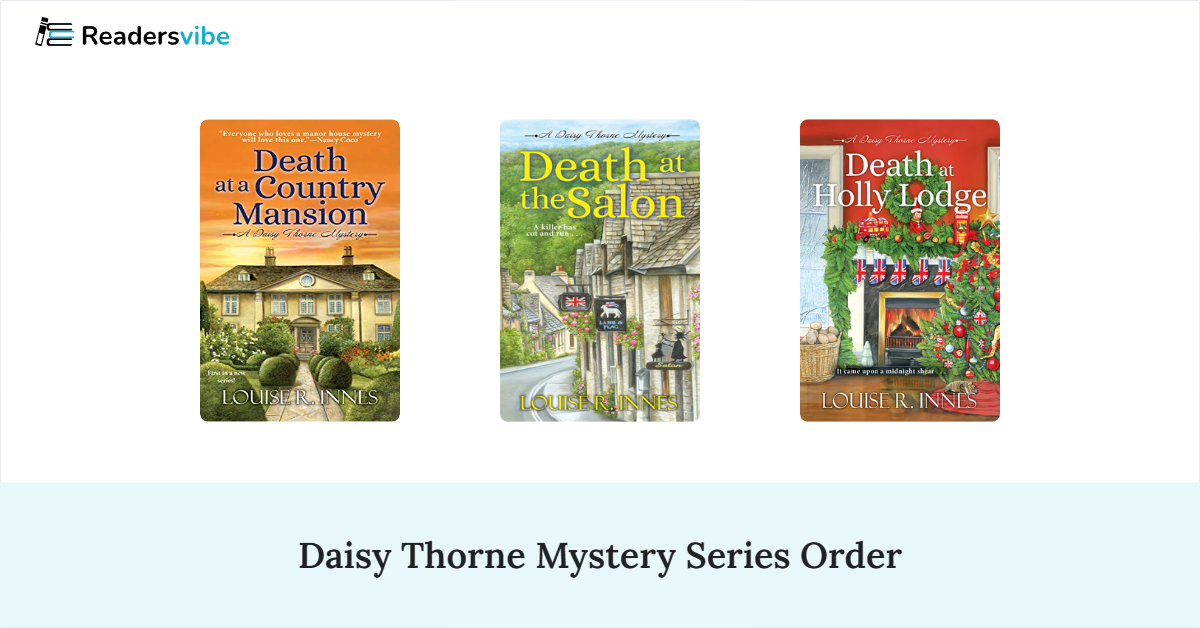 Daisy Thorne Mystery Book Series In Order (3 Books)
