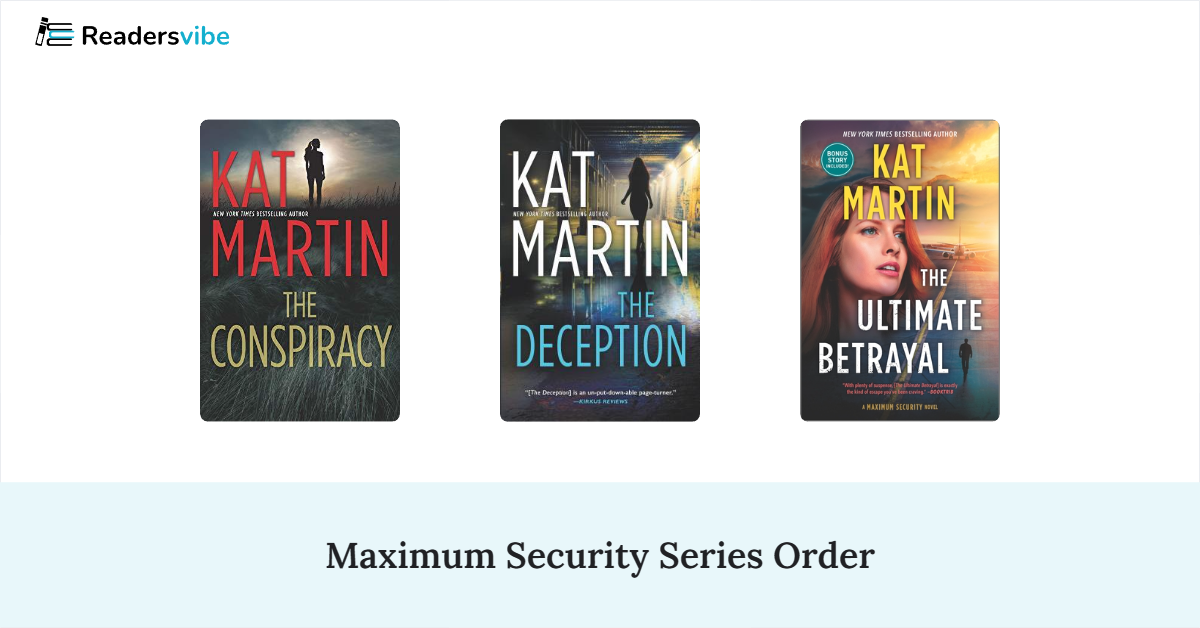 Maximum Security Book Series In Order (4 Books)