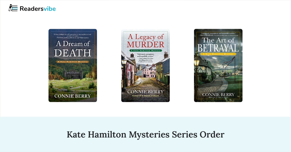 Kate Hamilton Mysteries Book Series In Order (4 Books)