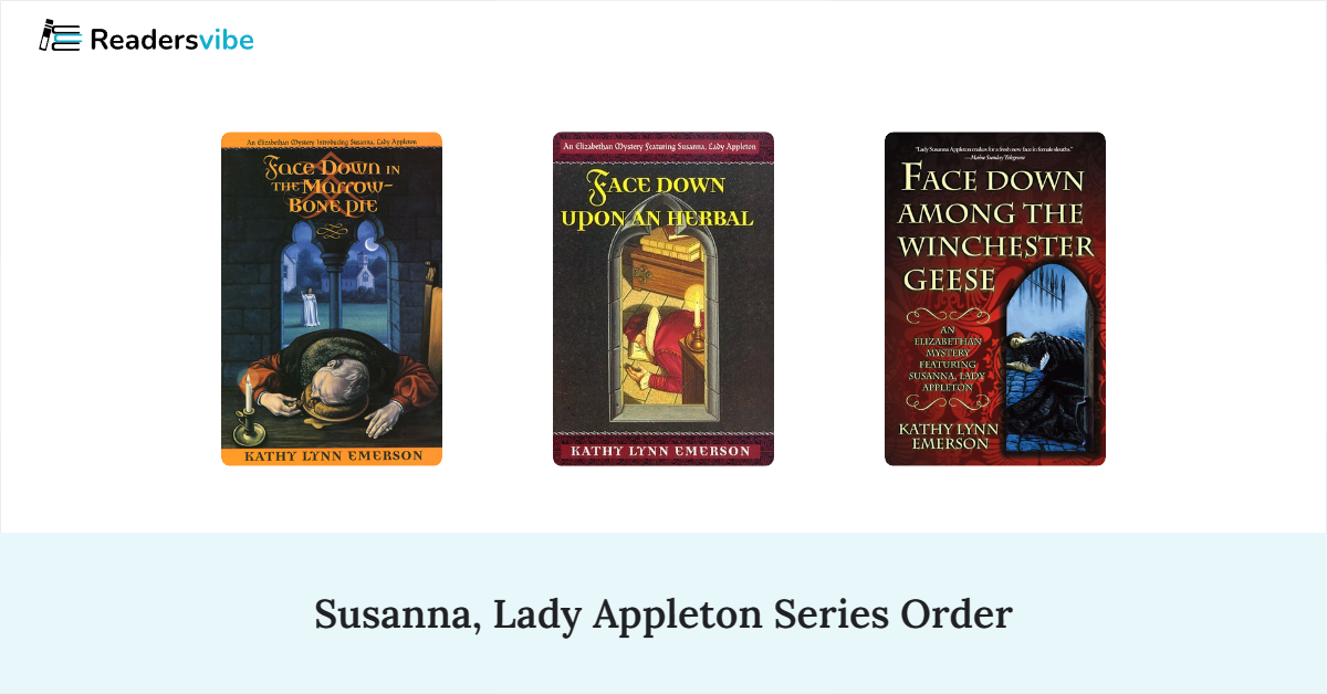 Susanna, Lady Appleton Book Series In Order (10 Books)