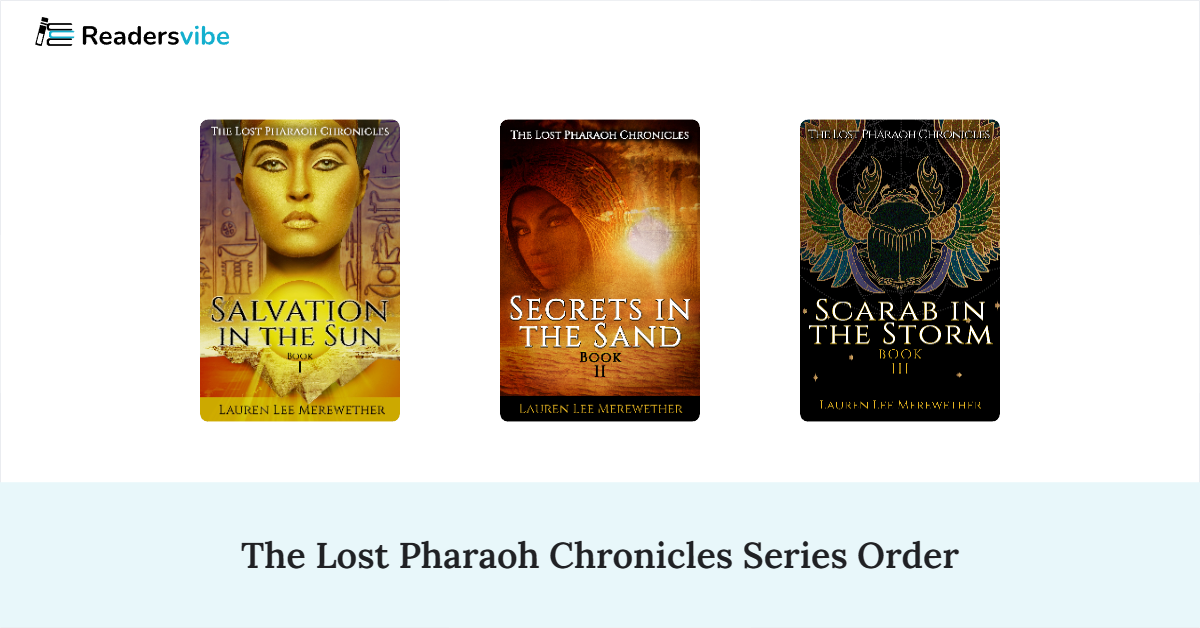 The Lost Pharaoh Chronicles Book Series In Order (4 Books)