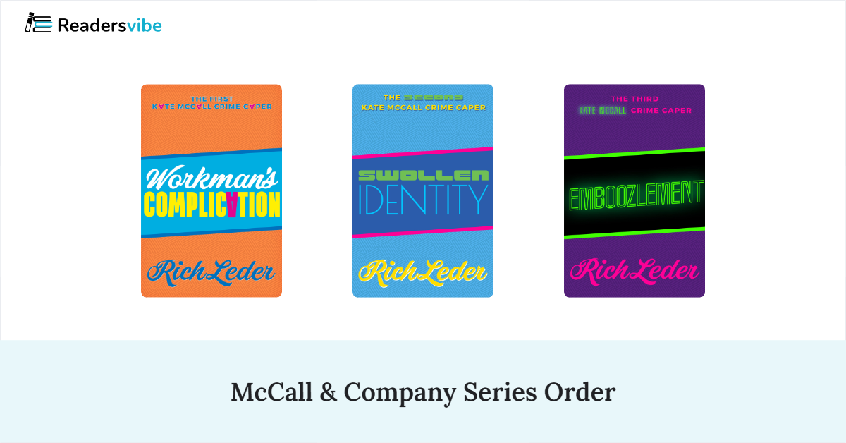 McCall & Company Book Series In Order (3 Books)