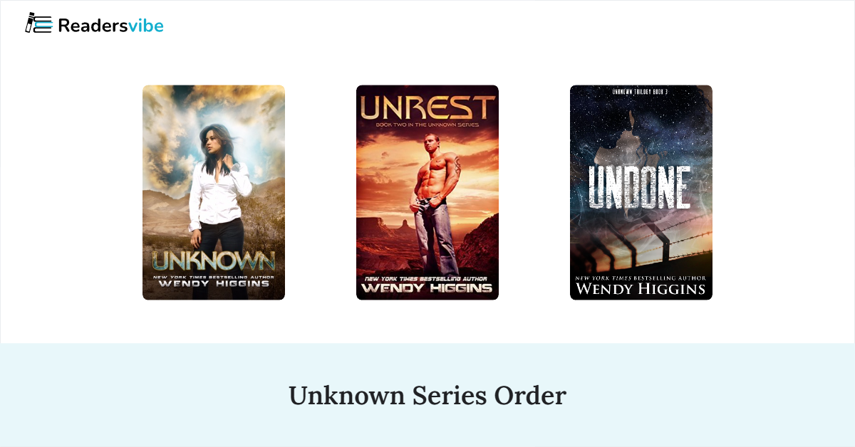 Unknown Book Series In Order (3 Books)