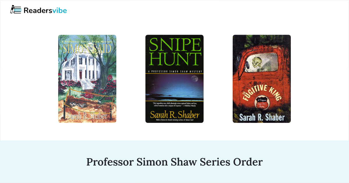 Professor Simon Shaw Book Series In Order (5 Books)