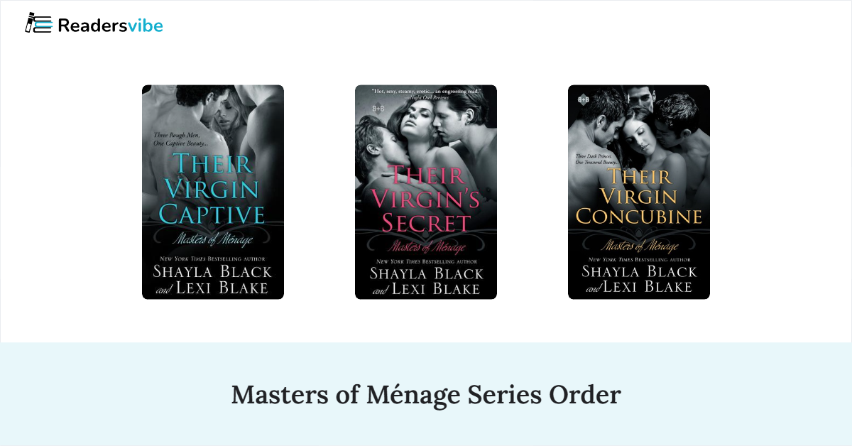 Masters of Ménage Book Series In Order (7 Books)