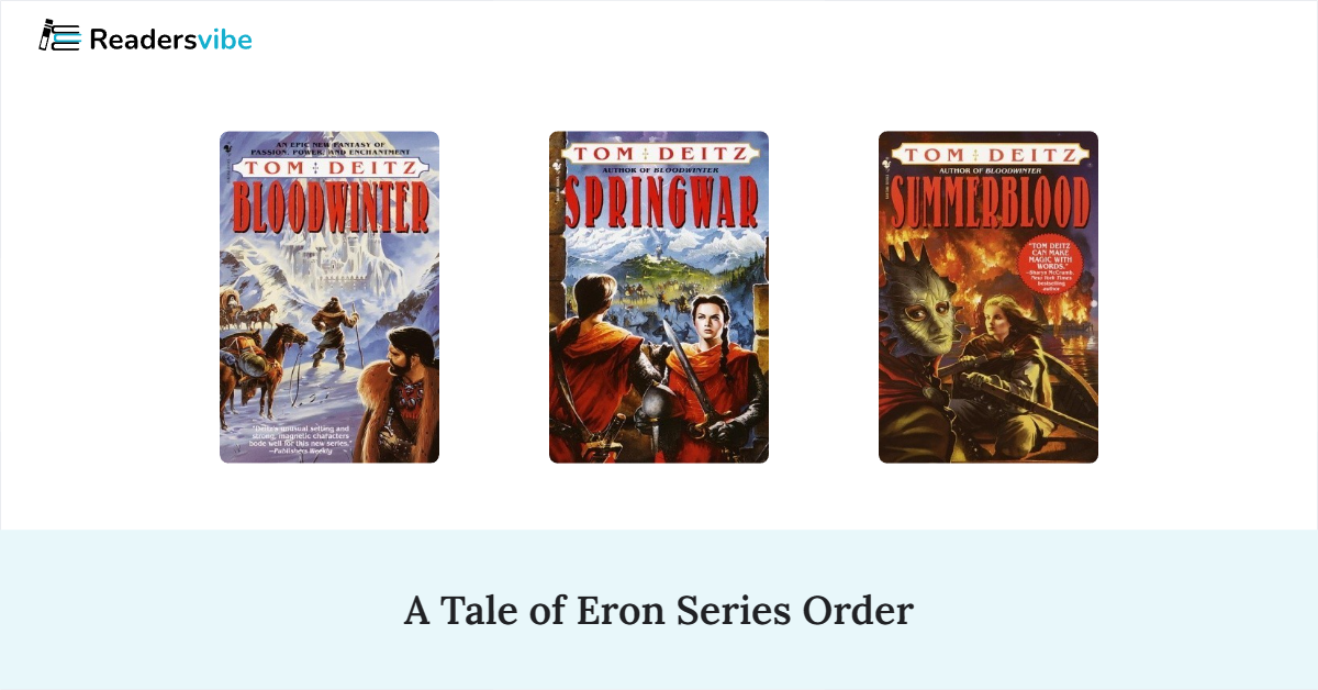 A Tale of Eron Book Series In Order (4 Books)