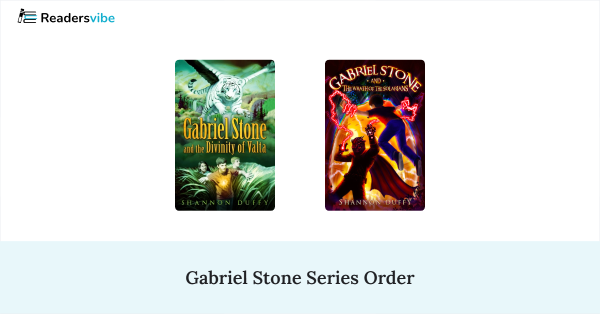 Gabriel Stone Book Series In Order (2 Books)