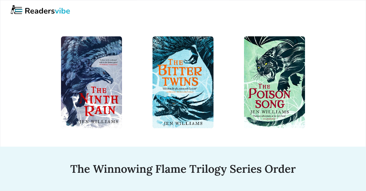 The Winnowing Flame Trilogy Book Series In Order (3 Books)