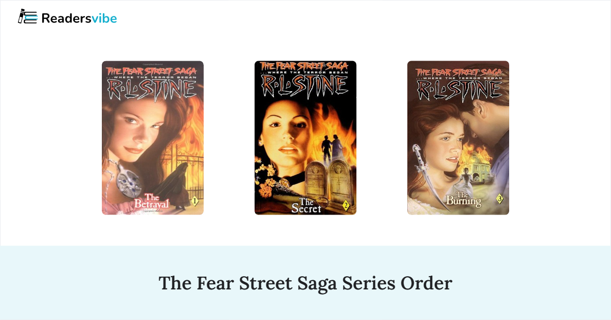 The Fear Street Saga Book Series In Order (3 Books)