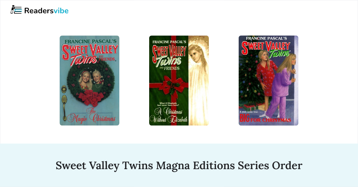Sweet Valley Twins Magna Editions Book Series In Order (3 Books)