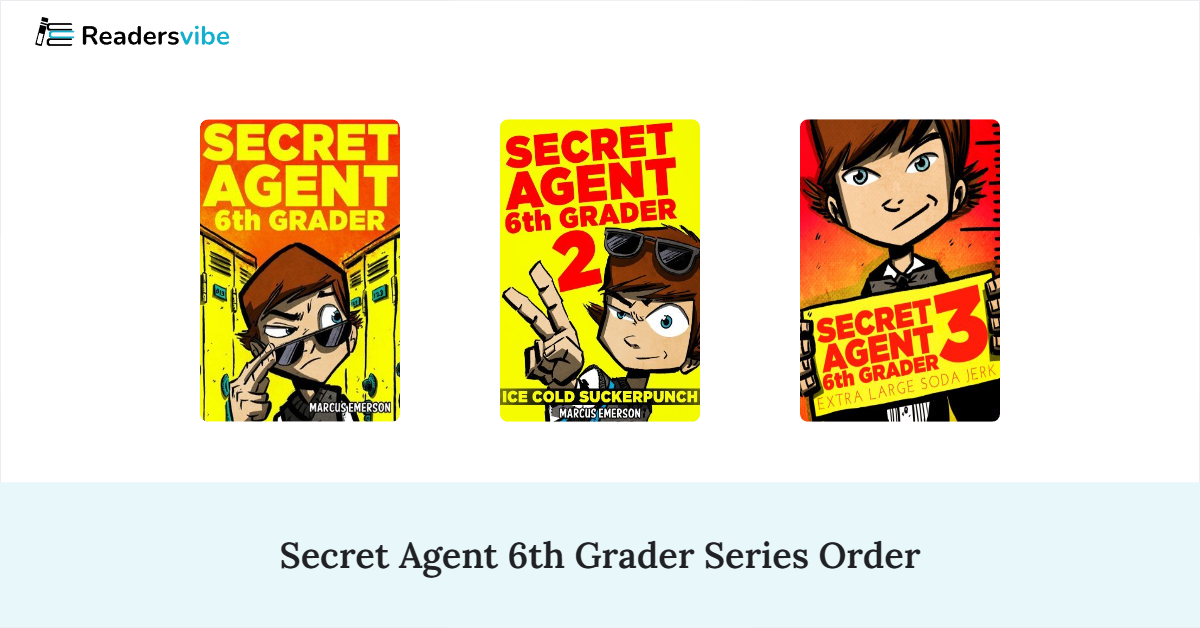 Secret Agent 6th Grader Book Series In Order (4 Books)